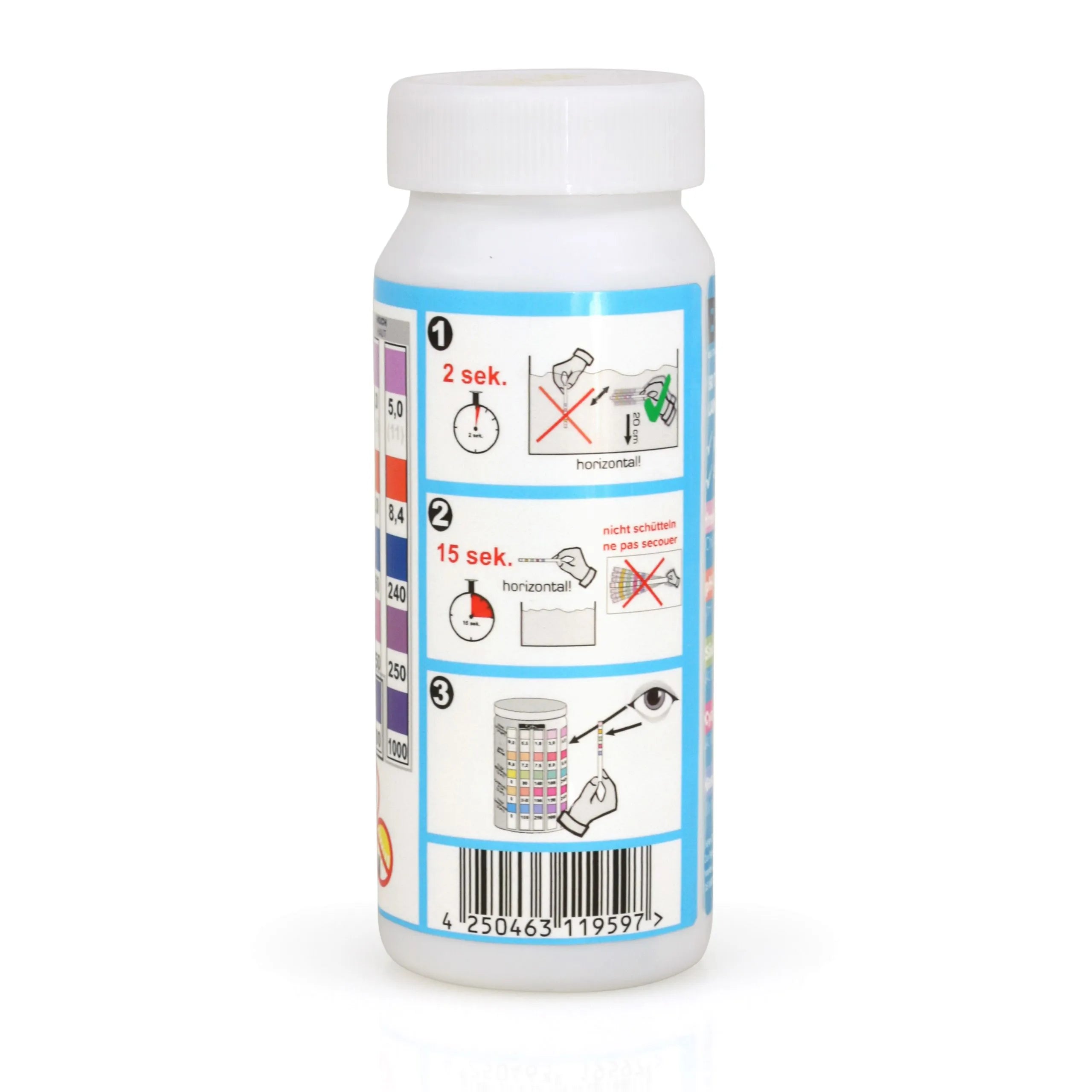 Chlorine Test Strips 7 in 1 – Splash Store Malta